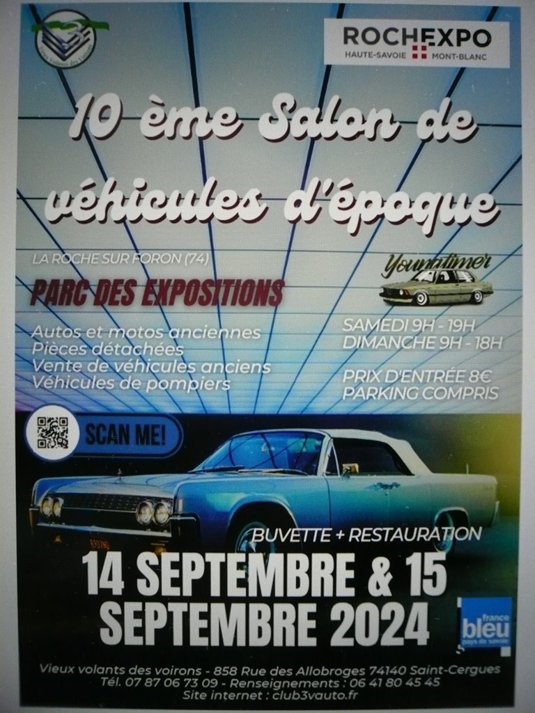 10 ème Salon des Véhicules d’Epoque à La Roche-sur-Foron | Classic Car ...