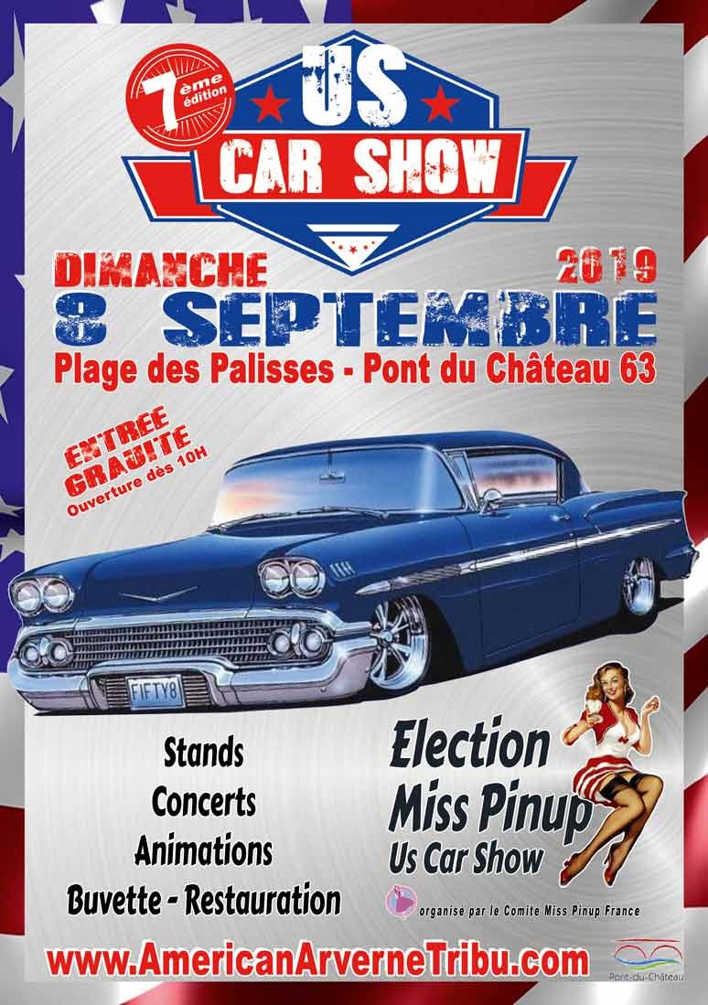 US CAR SHOW 2019 pont du château | Classic Car Passion