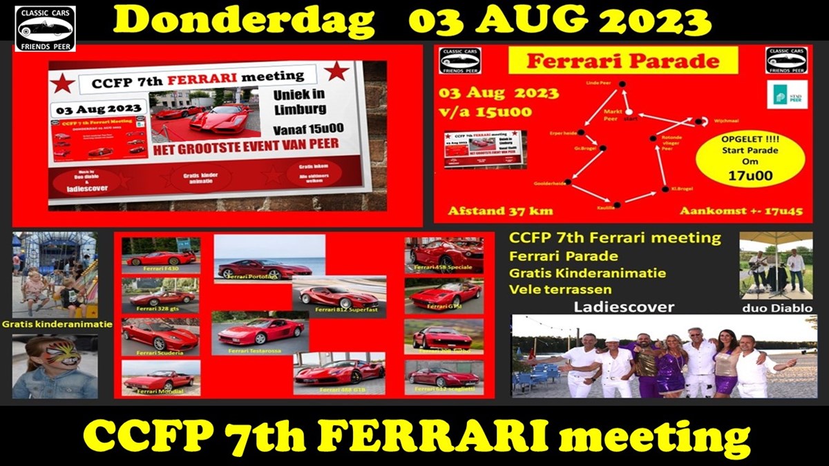 CCFP 7th Ferrari Meeting | Classic Car Passion