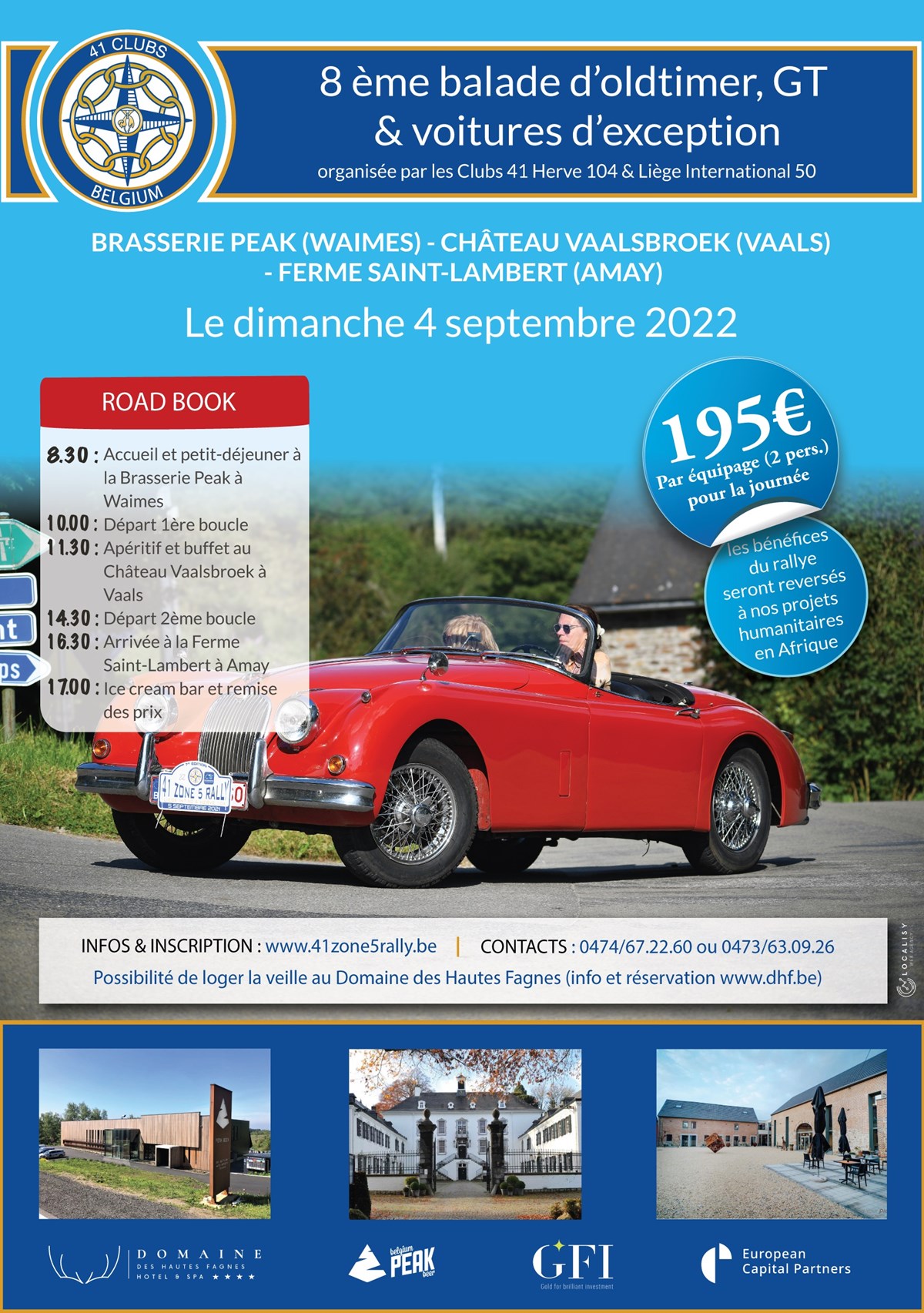 8ème Rallye Balade Des Clubs 41 Herve et Liège International | Classic ...