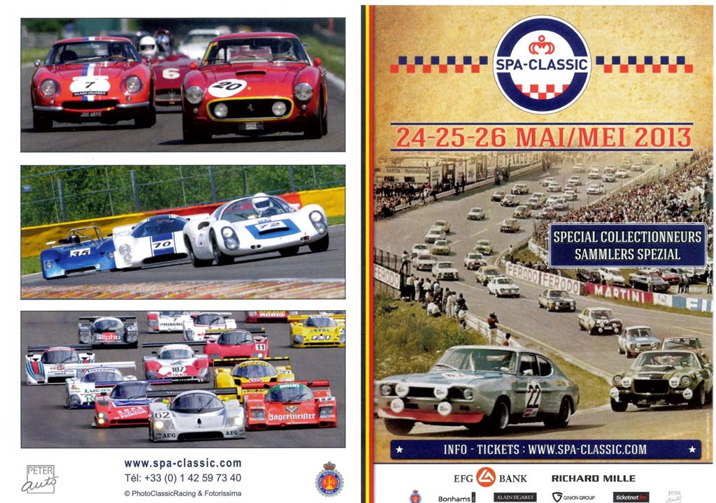 SPA CLASSIC 2013 | Classic Car Passion